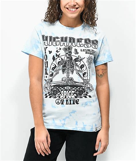 Your Highness Spice Of Life Blue Tie Dye T Shirt Zumiez