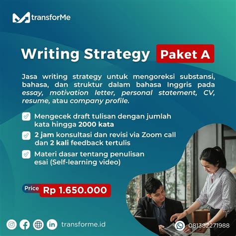 Writing Strategy Paket A Transforme