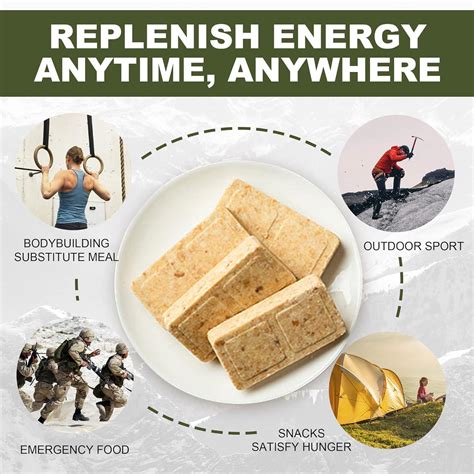Emergency Food Ration Bar 20 Years Shelf Life Survival Food For