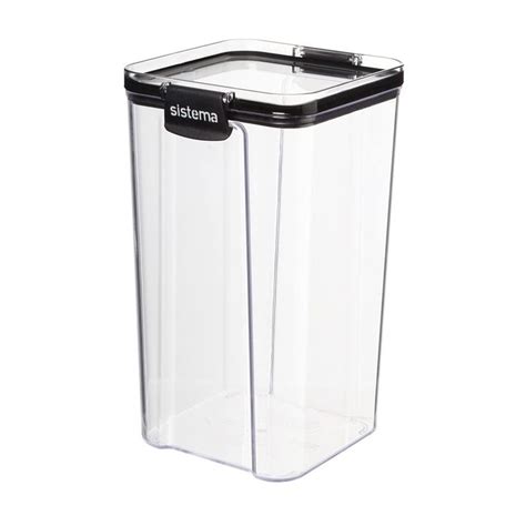 Sistema Containers 2 Pack Stackable Meal Prep Containers Reusable