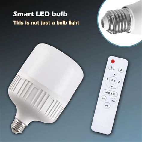 E27 Led Remote Contro Dimmable Smart Lamptri Color Led Bulb Lampled