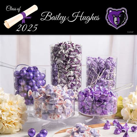 Purple Graduation Diploma Candy Buffet Salebestcandyshop