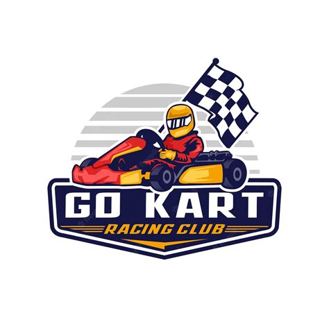 Premium Vector Go Kart Racing Badge Logo