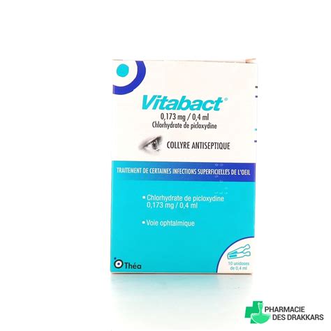 Vitabact Collyre 10 Unidoses
