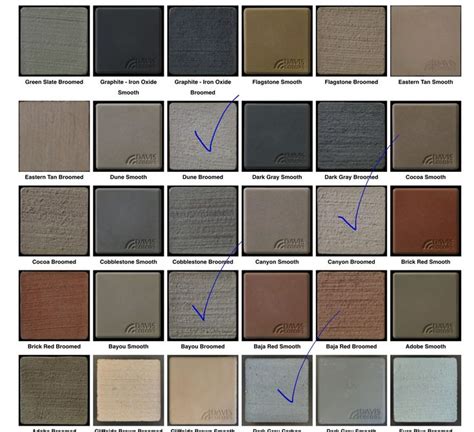Concrete Colors Davis Colors Davis Colors Concrete Concrete Color