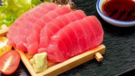 Our Exquisite Sashimi Tuna Master The Art Of Slicing