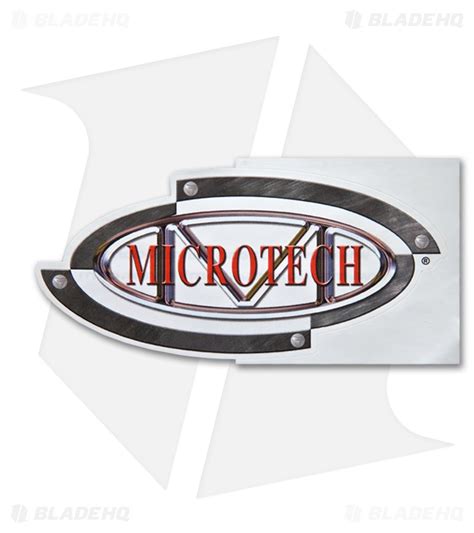 Microtech Knives Logo Decal Sticker 4 X 2 Blade Hq