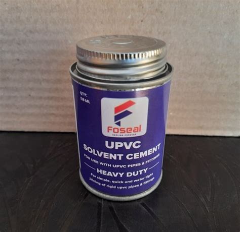 Upvc Solvent Cement For Use With Upvc Pipes And Fittings At Best Price