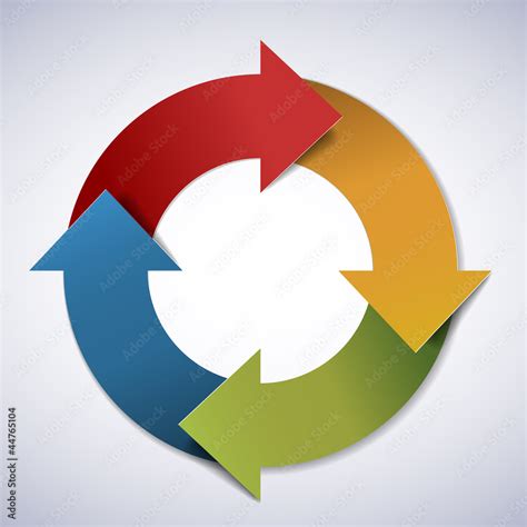 Vector Life Cycle Diagram Stock Vector Adobe Stock