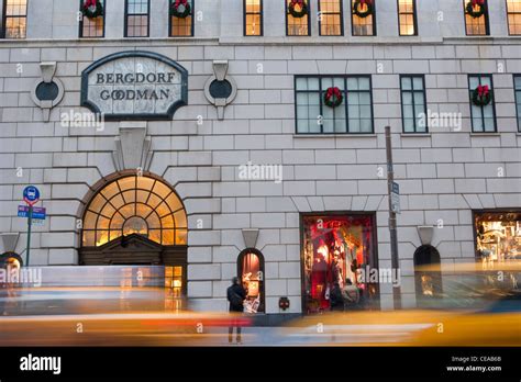 Bergdorf Goodman Store On Fifth Avenue New York New York Usa Stock