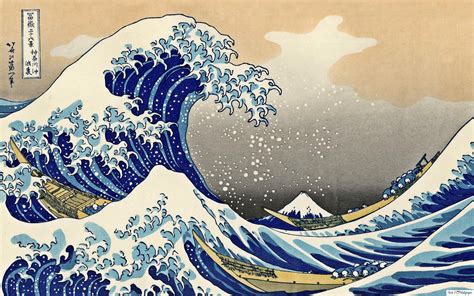 The Great Waves Off Kanagawa 4k Wallpaper Download