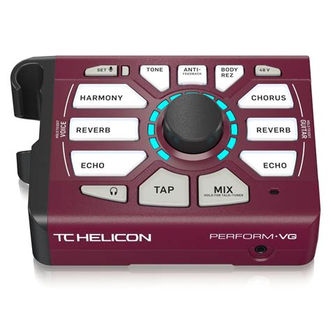 Tc Helicon Perform Vg Vocal And Acoustic Processor At Gear4music