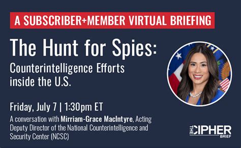 The Hunt For Spies Counterintelligence Efforts Inside The Us The