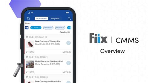 Fiix Cmms Product Overview Youtube