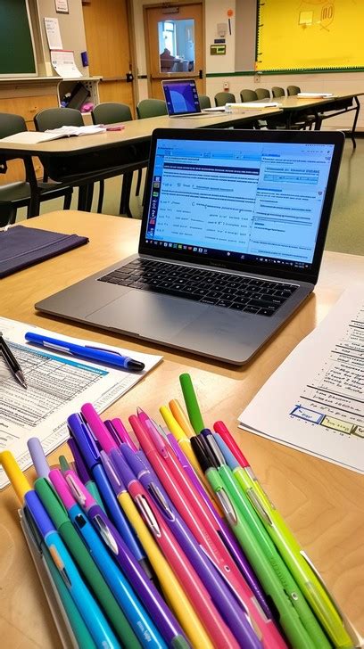 Free Classroom Essentials Organized Image Classroom Markers Laptop