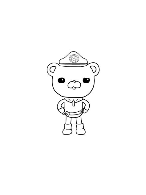 Captain Barnacles Coloring Pages