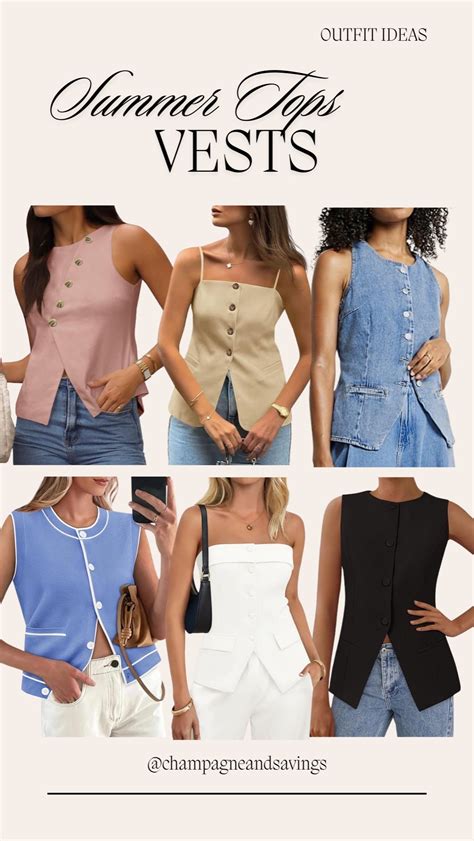 50 Non Boring Trendy Summer Tops For 2025 — Champagne And Savings