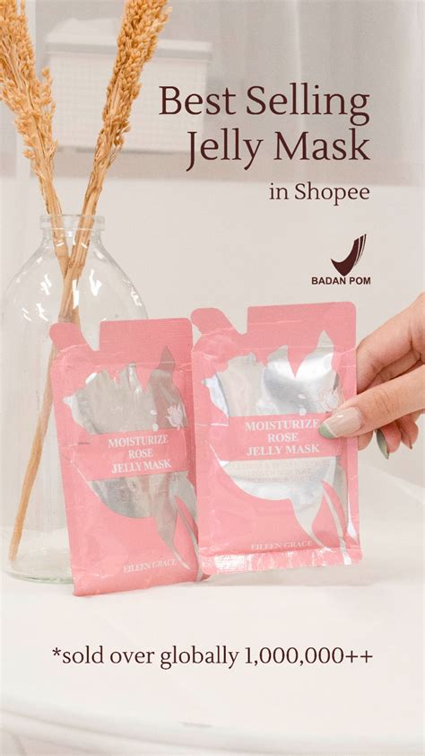 Jual Eileen Grace Moisturize Rose Jelly Mask 35 Ml X2 Masker Skincare Jerawat I Kulit