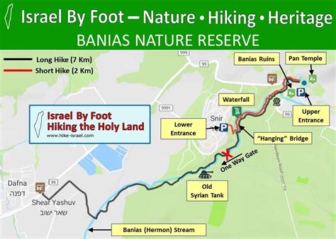 Banias Nature Reserve Long And Short Hikes