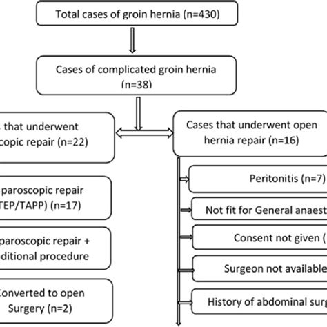 Distribution Of Hernia According To Ehs Classification Download