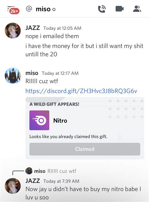 discord on twitter jazztoocrazy oh no can you dm me a screenshot of