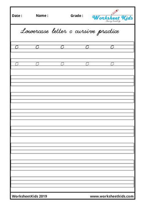 16 Cursive Writing Worksheets For 3rd Grade Free Pdf At