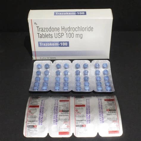 Trazokem 100mg Trazodone Tablets At ₹ 110 Strip Anti Depressants In Nagpur Id 2856428863091