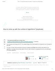 How To Come Up With The Runtime Of Algorithms Computer Science Stack