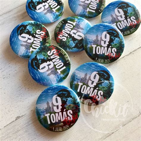 Pack Crachás Chickit Festas Com Brilho