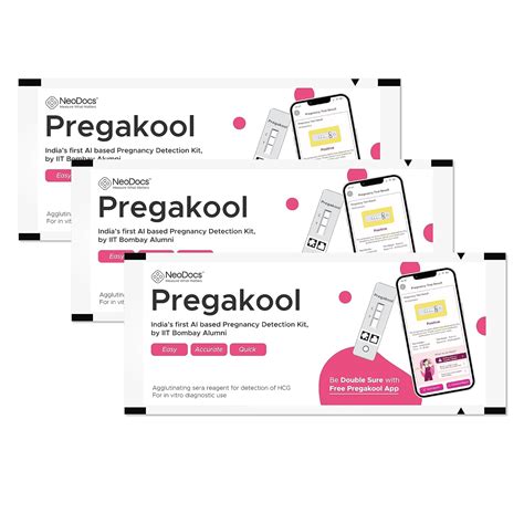 Buy Neodocs Pregakool Early Pregnancy Test Kit Digital Pregnancy Test