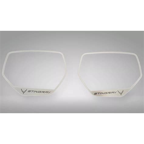 Corvette Side View Mirror With Stingray Script 2pc C8 Stingray Z51