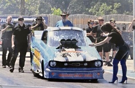 Vrhtf Nhra Rare Funny Car Back Up Girl Shannon Hill Aka Mad Maxine