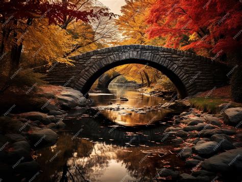 Premium Ai Image Bridge Connecting Two Shores Unity And Passage