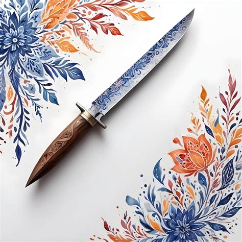 10 000 Floral Patterned Knife Pictures