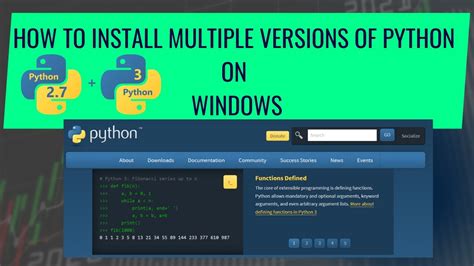 How To Install Multiple Versions Of Python And YouTube