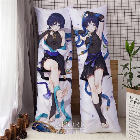 Genshin Impact Wanderer Dakimakura Anime Hugging Body Pillow Etsy Uk