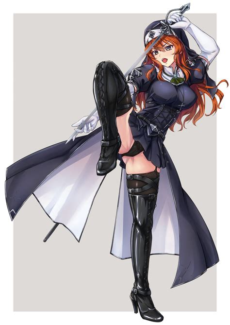 Hình Nền Hình Minh Họa Tóc Dài Anime Cô Gái Vớ Hoạt Hình Thanh