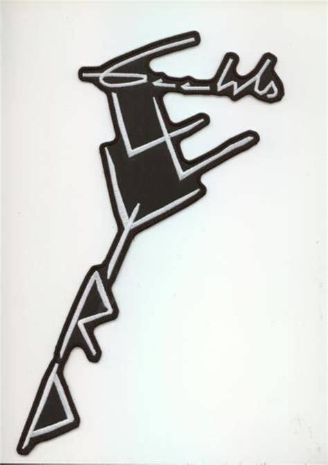 Gaahls Wyrd White Logo Back Patch Etsy