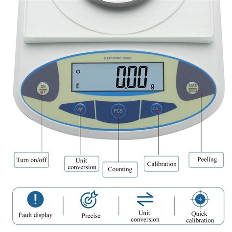 Xyejl Lab Scale Precision Lab Scale Analytical Electronic Balance