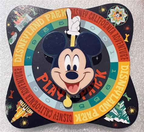 Mickey Mouse Play In The Parks Spinning Square Magnet Disney Parks S01 Mickey Mouse Square