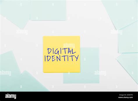 Text Caption Presenting Digital Identityinformation On Entity Used By Computer To Represent