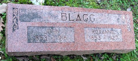 Roxanne Sarah Thomas Blagg 1853 1927 Find A Grave Memorial