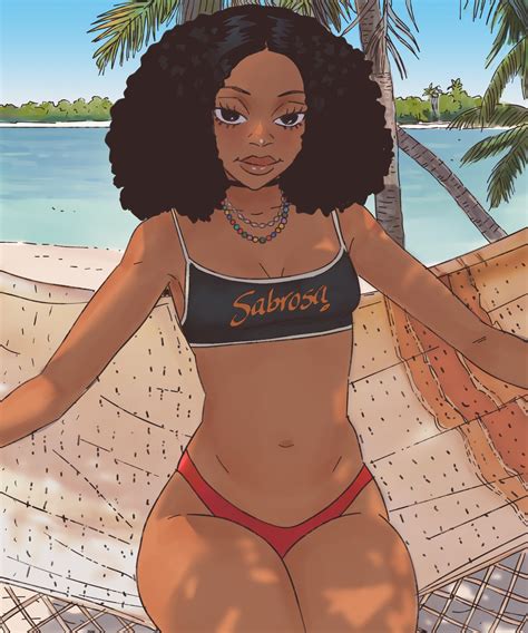 Jesus Aponza Cami Jesus Aponza Original Highres 1girl Afro