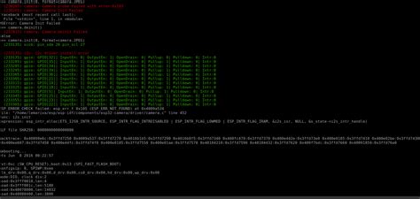 Fails To Init Camera Issue Lemariva Micropython Camera Driver GitHub