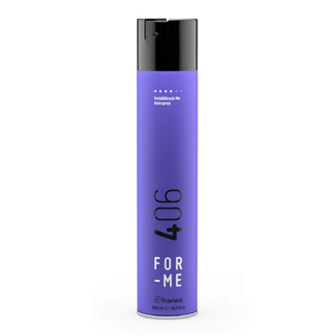 406 Holdandbrush Me Hairspray Linea For Me Framesi Vis On Hair