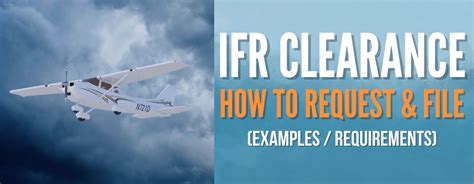 Ifr Clearance Requesting And Filing Made Simple
