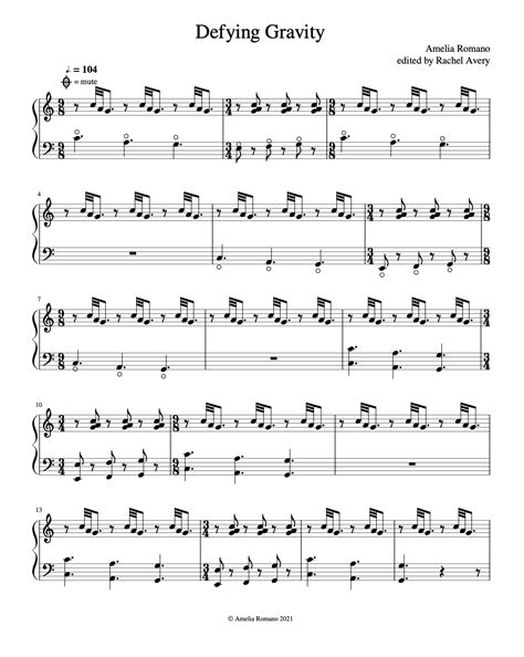 Defying Gravity Harp Column Music