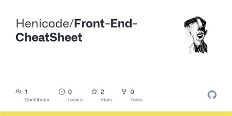Github Henicodefront End Cheatsheet