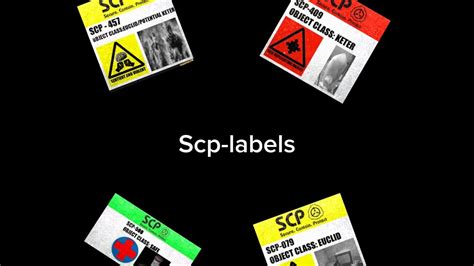 Scp Labels Youtube