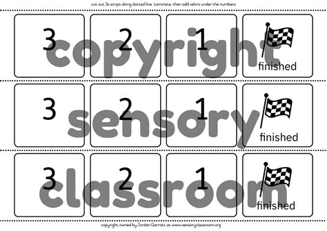 Countdown Set Sensory Classroom